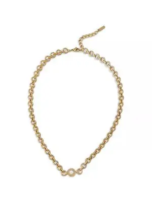 TRUSSARDI Embellished Chain Necklace