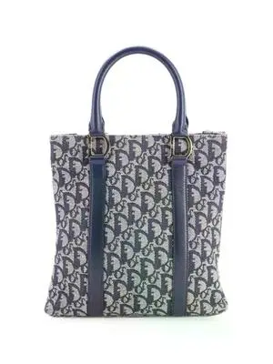 Dior Vintage Diorissimo Canvas Tote Bag
