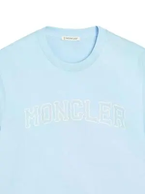 Moncler Logo-patch T-shirt - Blue