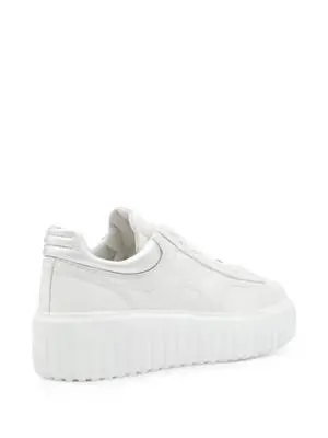 Hogan H-stripes Platform Leather Sneakers