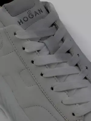 Hogan H-stripes Platform Leather Sneakers