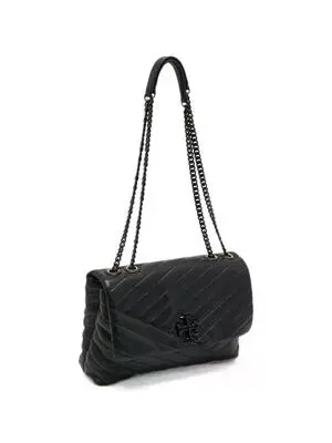 Tory Burch Kira Quilted Shoulder Bag - Black