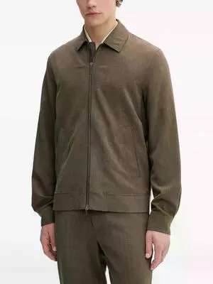 LES DEUX Zip-up Shirt Collar Jacket