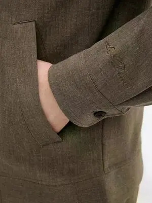 LES DEUX Zip-up Shirt Collar Jacket