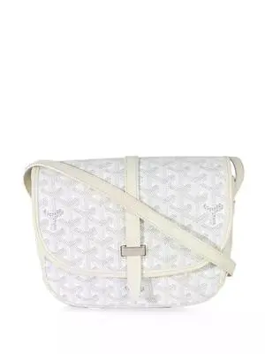 Goyard 2023 Pm Belvedere Ii Goyardine Shoulder Bag - White
