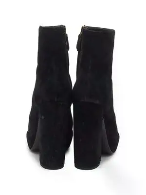 Prada Suede Platform Ankle Boots
