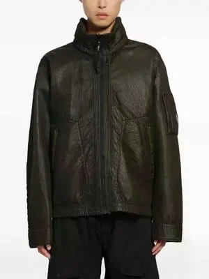 C.P. COMPANY Bi-face Lens-detail Jacket - Green