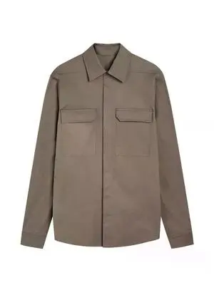 Rick Owens Chest-pocket Shirt - Brown