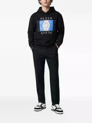 Philipp Plein Logo-print Hoodie - Black