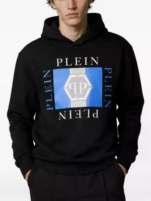 Philipp Plein Logo-print Hoodie - Black