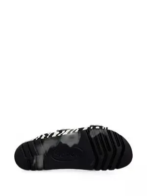DR. SCHOLL'S SHOES Noelle Zebra-print Buckled Slides