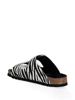 DR. SCHOLL'S SHOES Noelle Zebra-print Slides