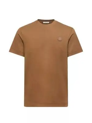 Moncler Logo-patch T-shirt - Brown