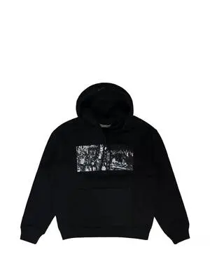 DENIM TEARS Graphic-print Hoodie - Black