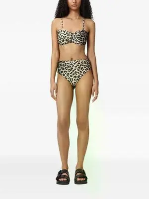 ALLSAINTS Court Leopard-print Bikini Top