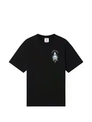 Casablanca Hotel Emblem Graphic-print T-shirt - Black