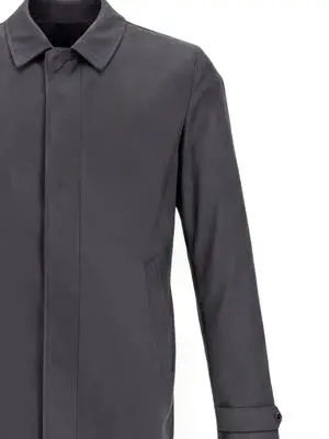 Herno Button-cuff Wool Coat
