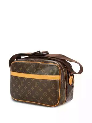 LOUIS VUITTON Monogram Reporter Shoulder Bag - Brown