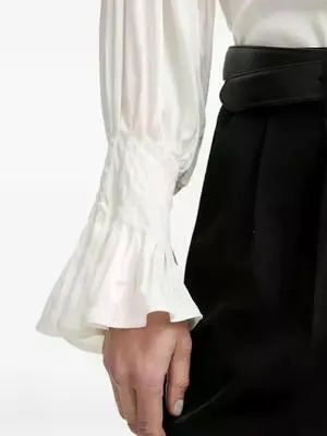 SILVIAN HEACH Pussy-bow Ruffled Blouse