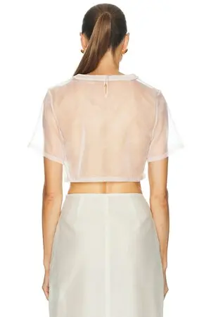 MAY MASHIAH Milly Top In Metallic Gold