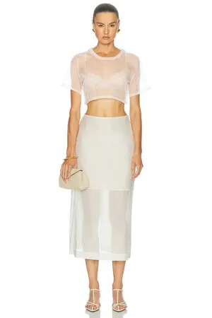 MAY MASHIAH Milly Top In Metallic Gold