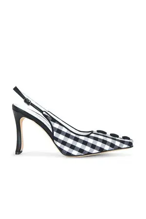 Manolo Blahnik Alexa 90 Slingback Pump - Black