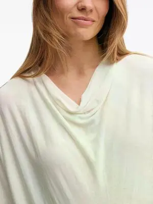 BENETTON Draped Neck Long Sleeve Sweater