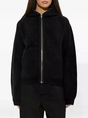 Rick Owens Hooded Zip-up Cardigan