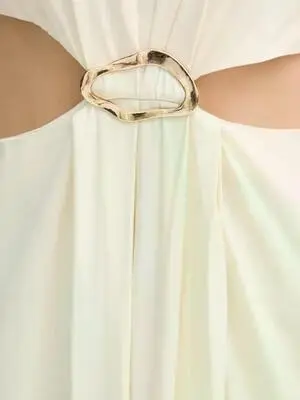 GAUDI Cut-out Hardware-detail Midi Dress