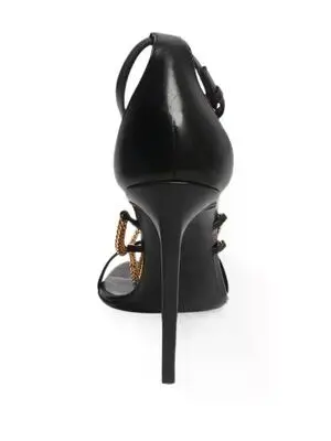Saint Laurent Chain-detail Stiletto Sandals