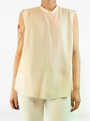 3.1 Phillip Lim Sleeveless Silk Blouse - Neutrals