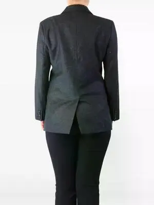 Peserico Sparkly Virgin-wool Blazer - Grey