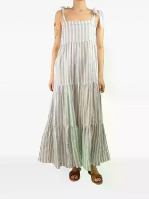 Heidi Klein Tiered Jacquard Maxi Dress