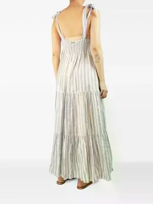 Heidi Klein Tiered Jacquard Maxi Dress