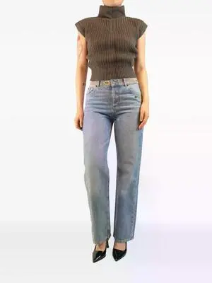 Ba&sh Embroidered Detail Jeans