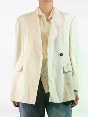 Brunello Cucinelli Striped Double-breasted Blazer