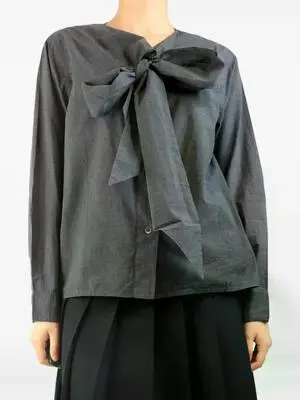 MARGARET HOWELL Neck-tie Shirt - Grey
