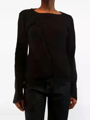 Khaite Off-the-shoulder Sweater - Black