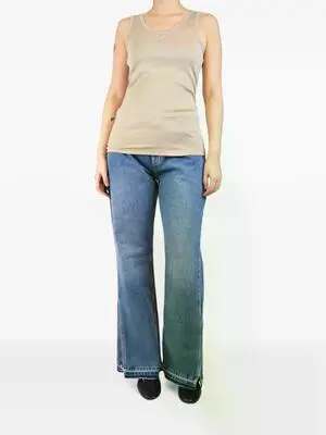 STEL Split-hem Wide-leg Jeans