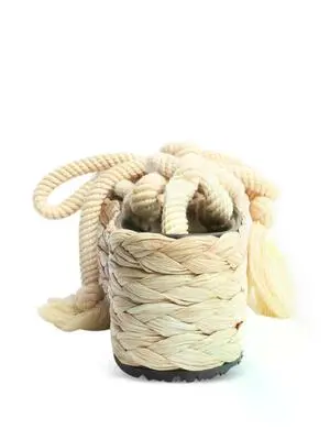 ISABEL MARANT VINTAGE Raffia Platform Sandals