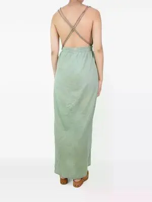 Caravana Halterneck Braided Midi Dress