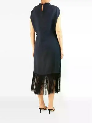 Attersee Fringed Linen Maxi Dress