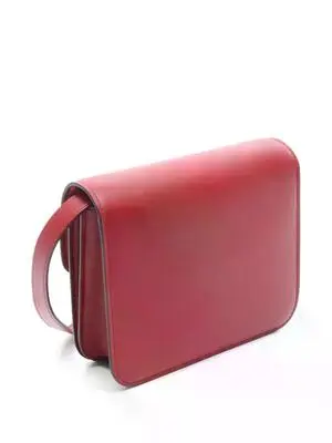 Celine Teen Box Shoulder Bag - Red