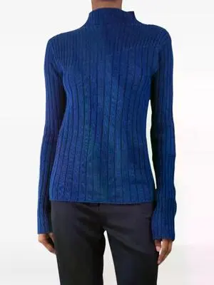 ISSUE TWELVE Nina Ribbed Sweater - Blue
