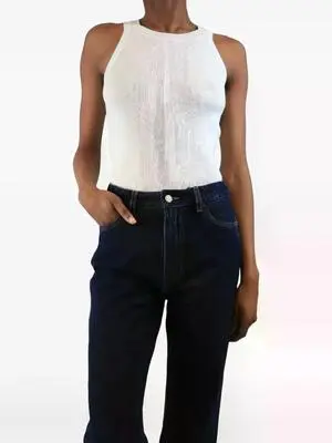 ISSUE TWELVE Zoe Ribbed Vest Top