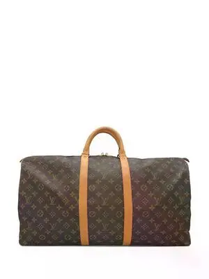LOUIS VUITTON 1995 Monogram Keepall 55 Travel Bag