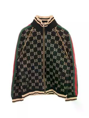 Gucci Gg Cotton Track Jacket - Black