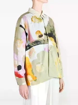 DANIELA GREGIS Graphic-print Button-up Shirt