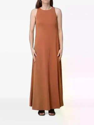 Max Mara Sleeveless Jersey Dress - Neutrals