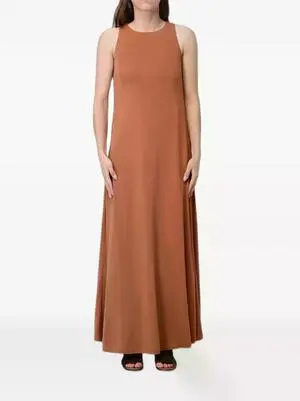 Max Mara Sleeveless Jersey Dress - Neutrals